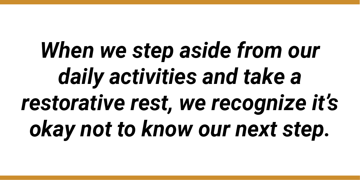 Restorative Rest: A Spiritual Practice - De Pree Center